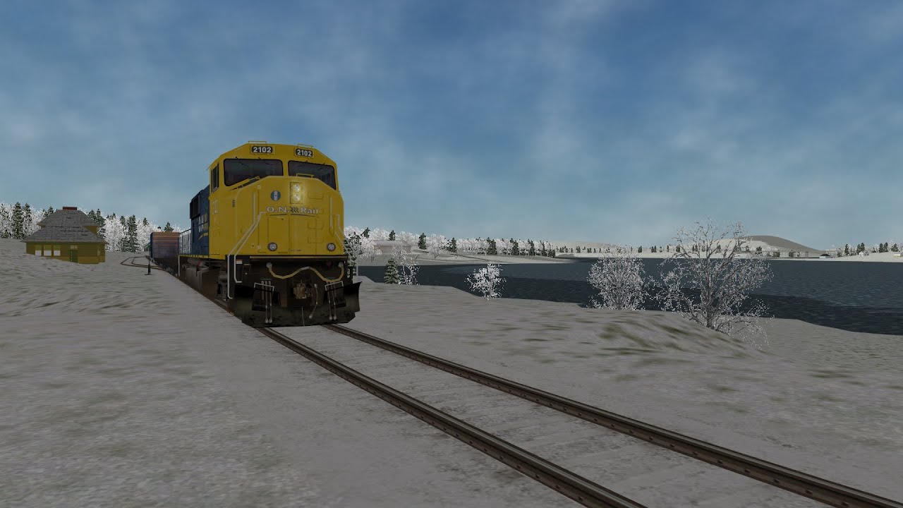 Open Rails - CN Newmarket Subdivision (Gravenhurst - North Bay) - YouTube