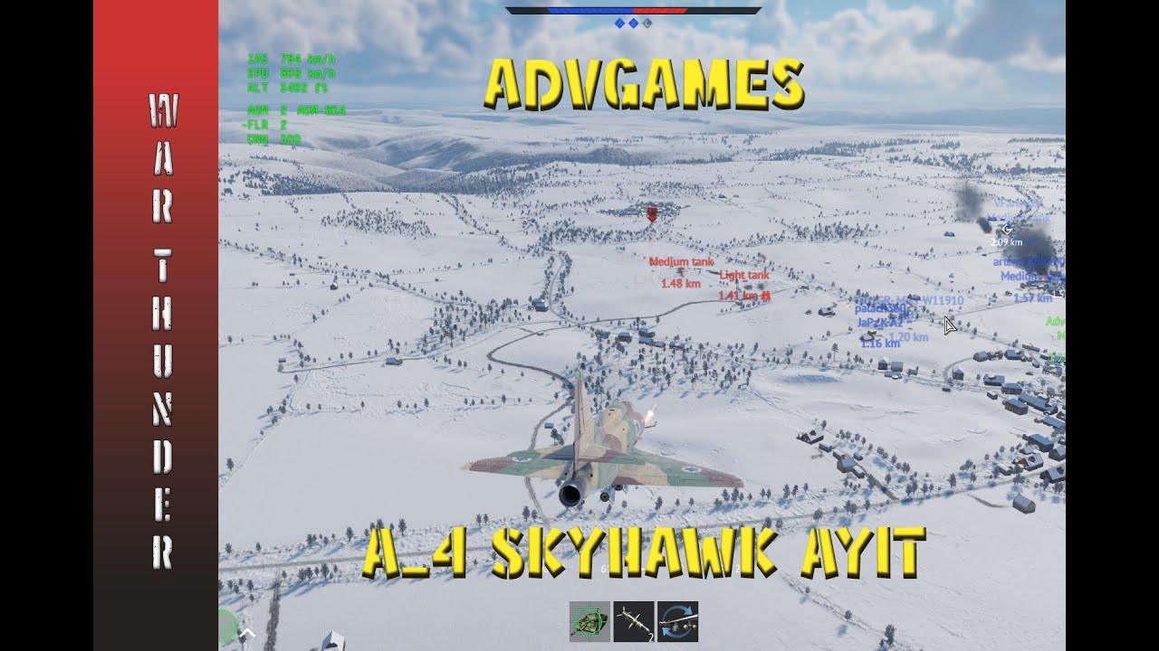 (Ayit) A-4 Skyhawk Fighter AIR TO GROUND Missile | War Thunder - YouTube