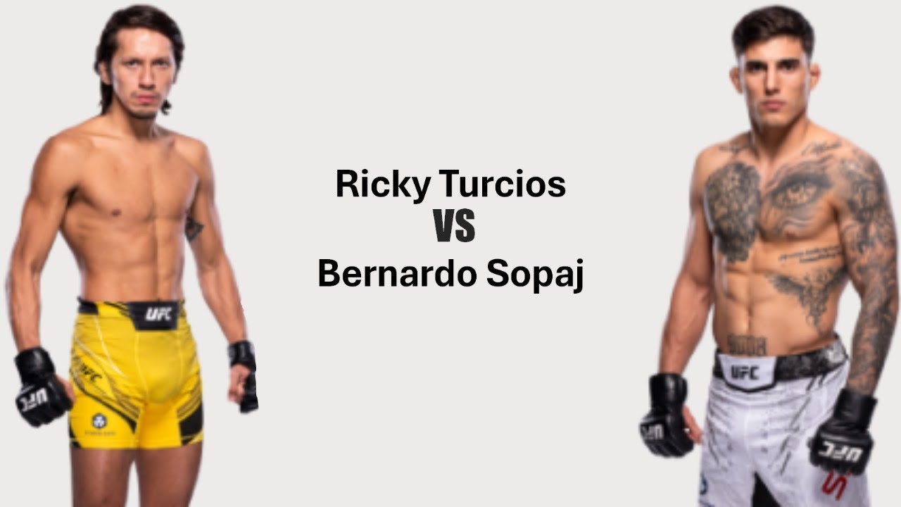 Ricky Turcios VS Bernardo Sopaj Predicciones UFC - YouTube