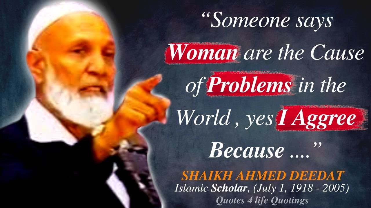 The Top 10 Ahmed Deedat Quotes That Will Motivate You | Sheikh Ahmed ...