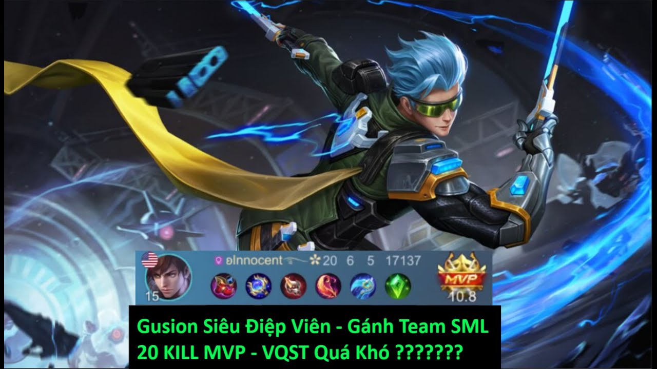 MLBB | Gusion Siêu Đỉnh Siêu Vip Pro Gánh Team SML !!!! - YouTube