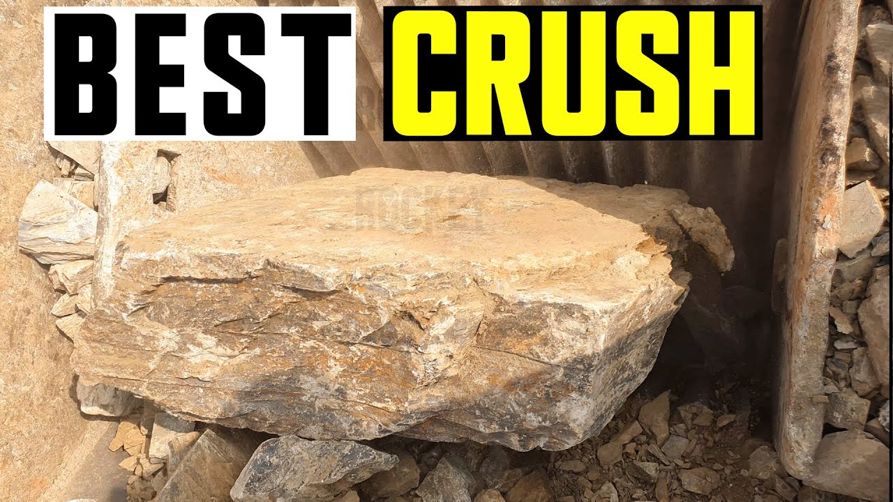 Amazing Satisfying jaw crusher plant Quarry Primary rock Crushing plant ...