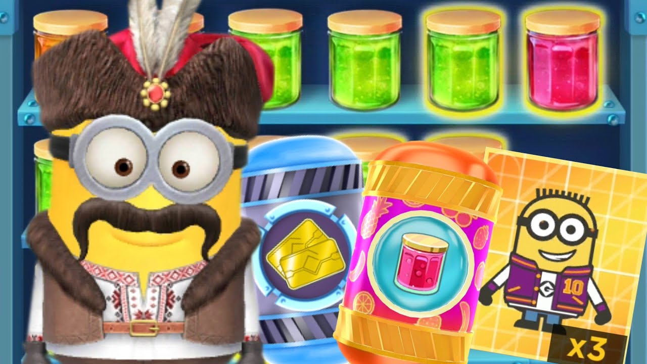 Minion Rush Jelly Puzzle Rewards Claim Prize Pods Opening Brave Minion ...