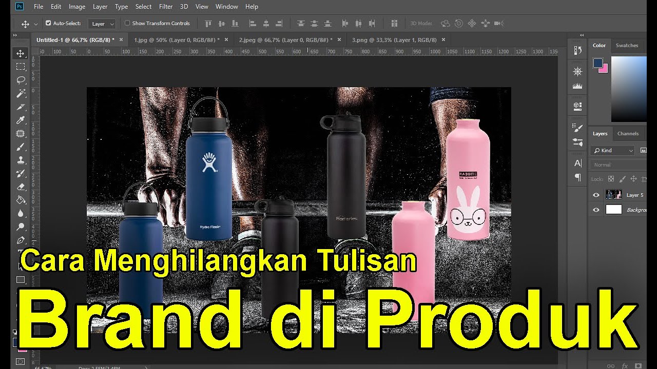 Cara Menghilangkan Tulisan Tanpa Merusak Background dengan Photoshop ...