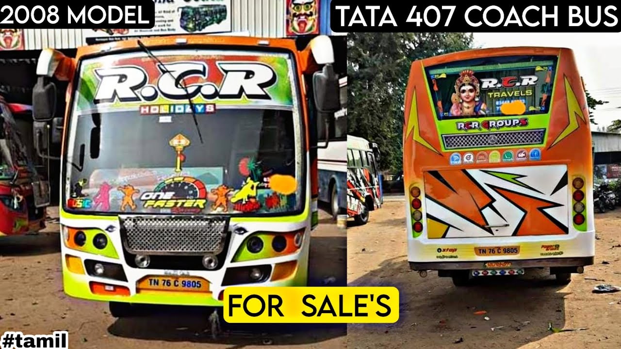 Tata 407 COACH VAN for sale's🔥| 2008 Model |👑Rs sri velmurugan auto ...