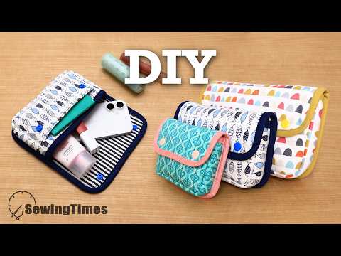 🎁 Unglaublich, was alles reinpasst! DIY-Geldbörse nähen Einfache Geschenkideen