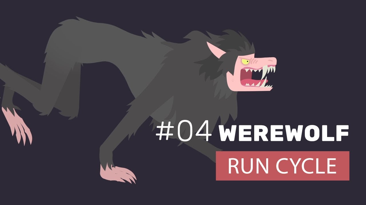 #04 🐺WEREWOLF - EL HOMBRE LOBO /Run Cycle - YouTube