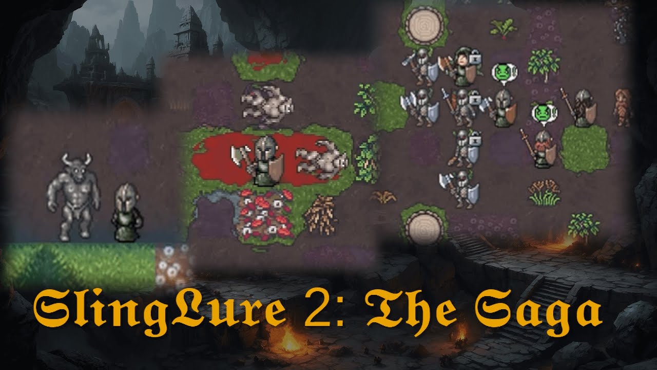SlingLure 2: a minotaur, a goblin and an ogre walk into a tavern - YouTube