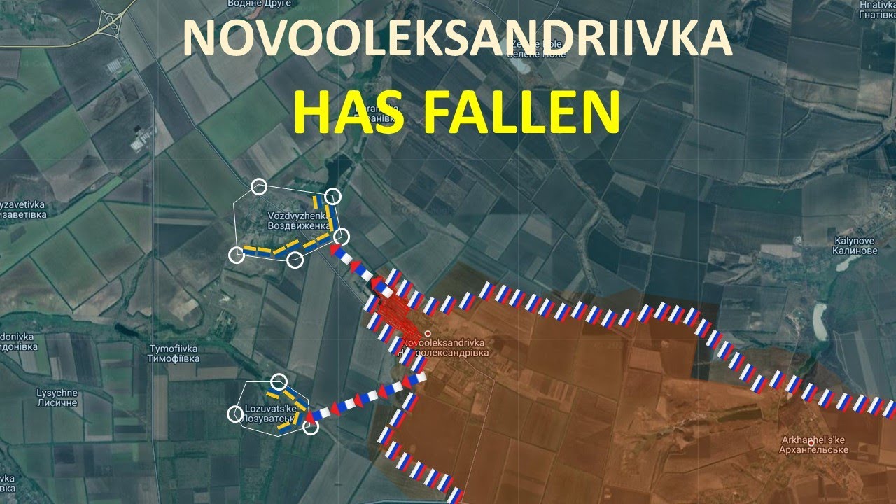 Novooleksandriivka Has Fallen l Ukrainian Collapse In Toretsk Front ...