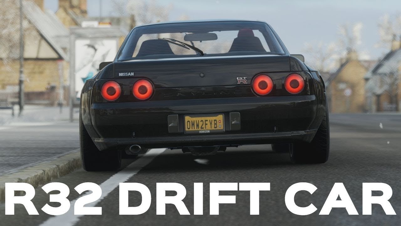 FH4 | Drift Build | '93 Nissan R32 GT-R V-Spec - Skyline Tandems - YouTube
