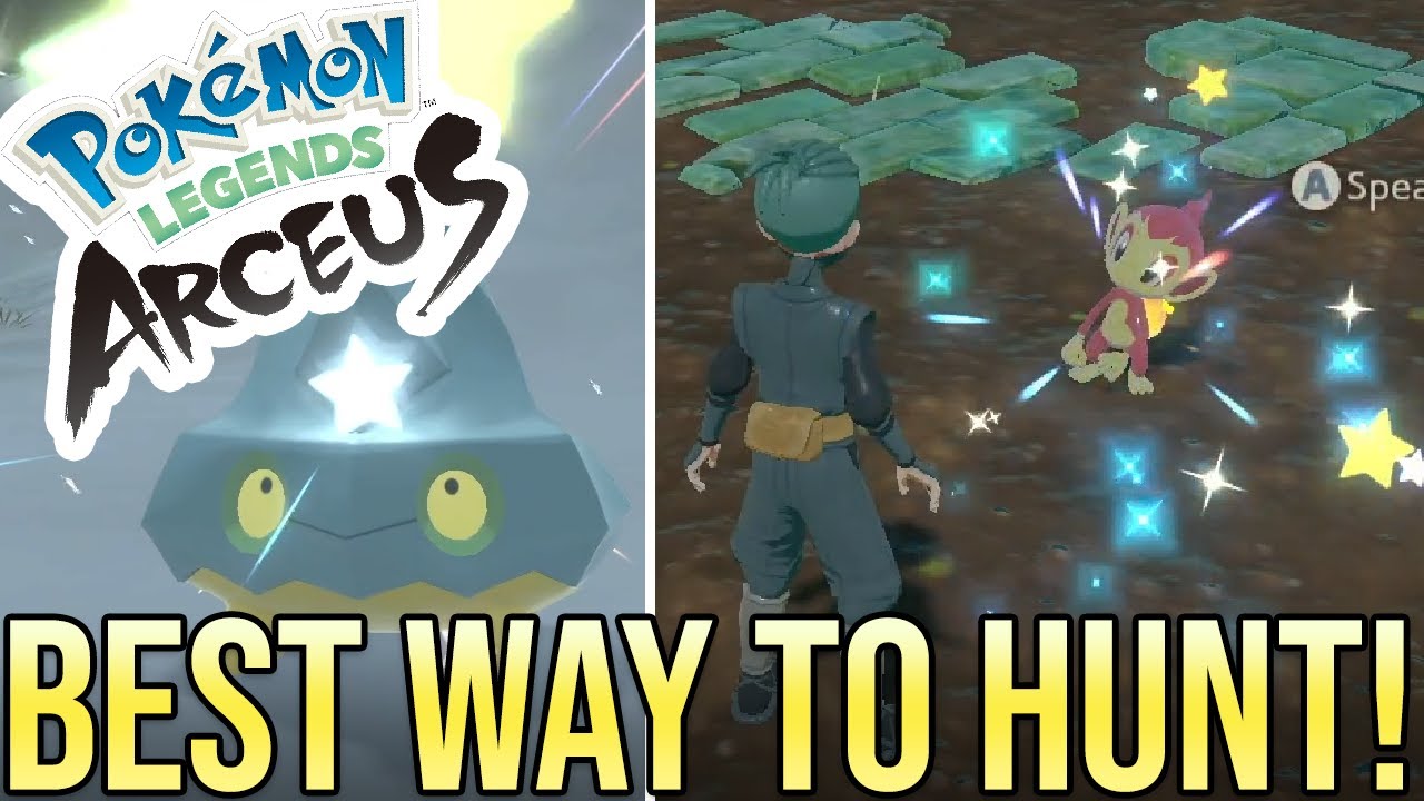 Best SHINY HUNTING Method? Stop Soft Resetting in Pokemon Legends Arceus! (Outbreak Method ...