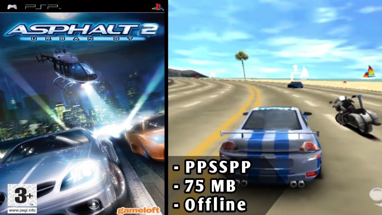 Asphalt: Urban GT 2 / PSP / PPSSPP / Gameplay + settings - YouTube
