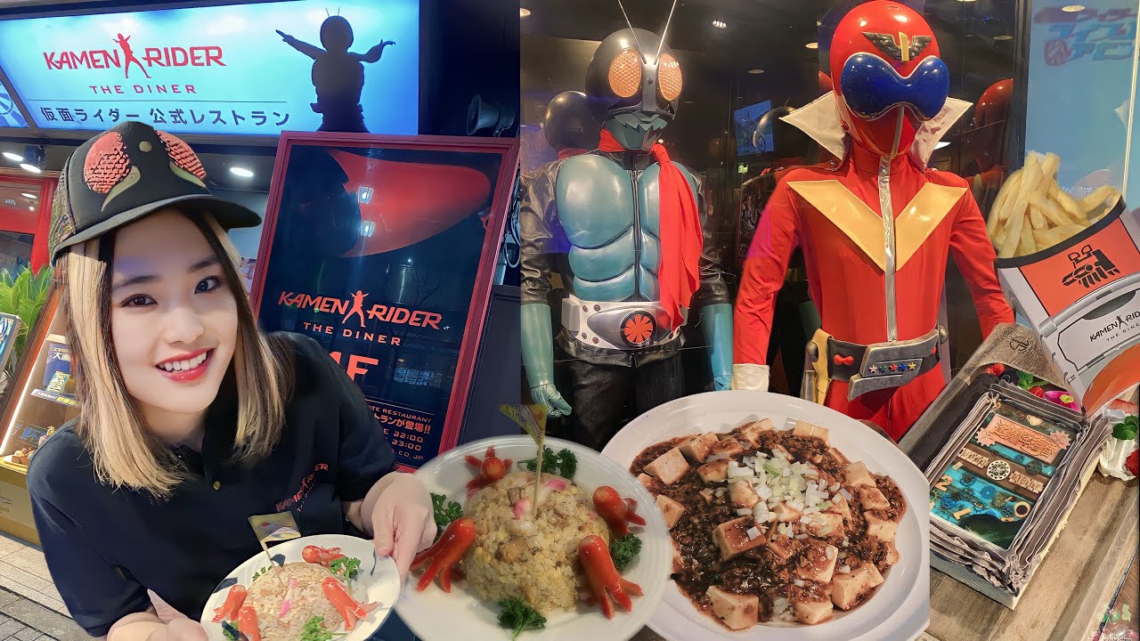 Kamen rider the dinner ร้านอาหารในญี่ปุ่น 2023 I Darkcha hero - YouTube