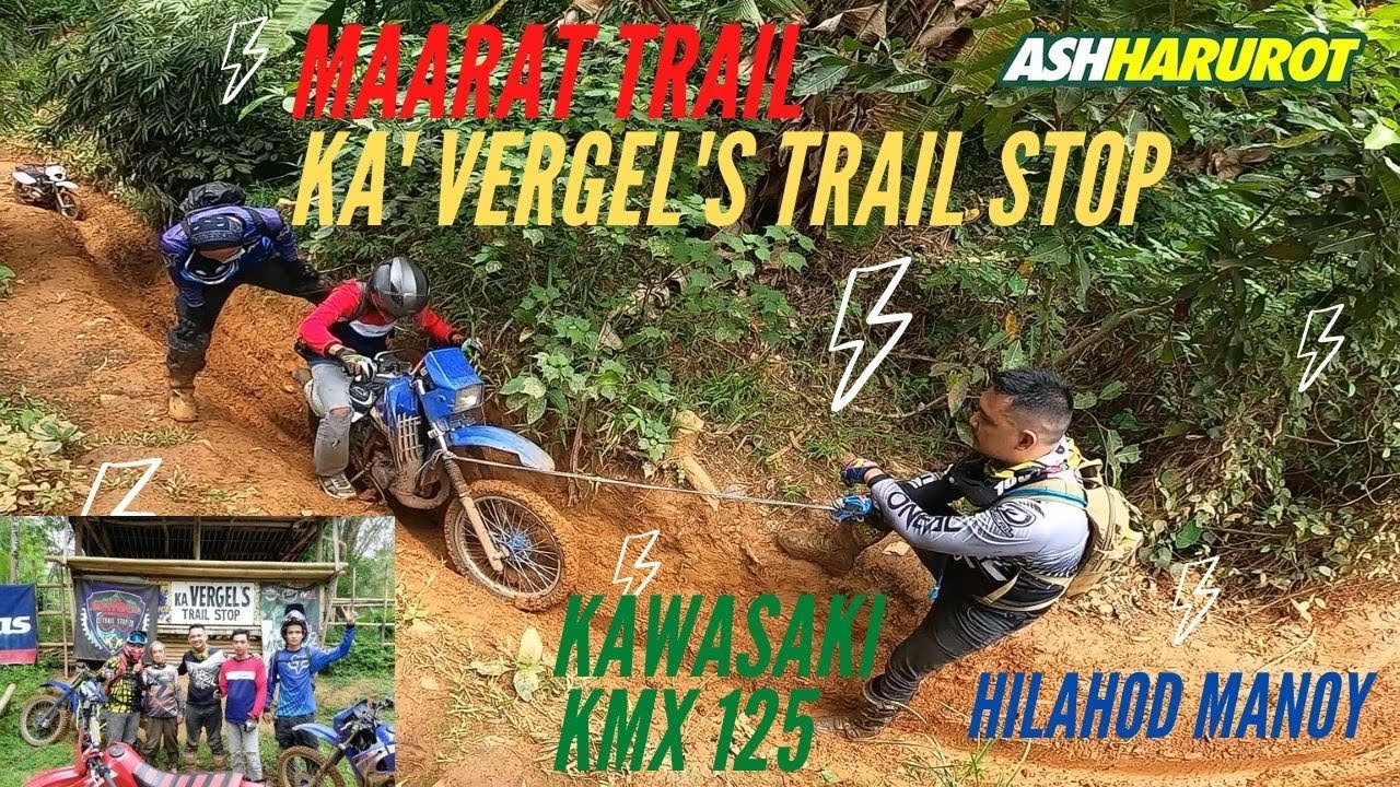 KA Vergel's trail stop | Mt. Maarat, Montalban Rizal | Kawasaki KMX 125 ...