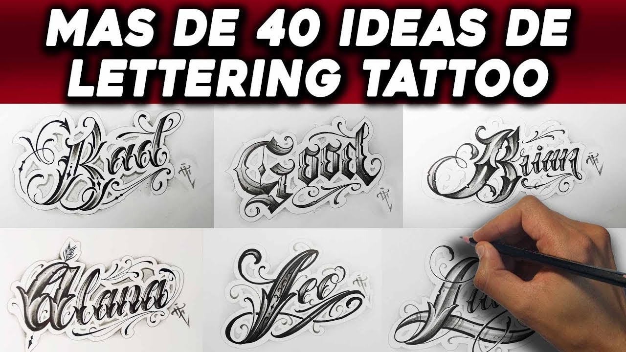 Más de 40 IDEAS PARA TATUAR LETTERING 🤩 LETTERING TATTOO IDEAS Parte 3 ...