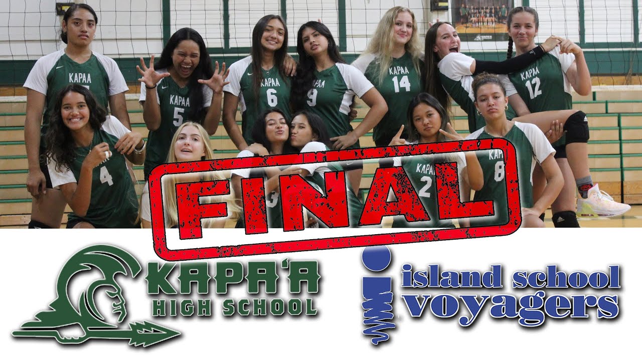 Kapaa Lady Warriors Volleyball FINAL VS Island Voyagers 10-30-23 LIVE ...