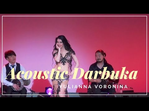 Belly Dance Video HD. Acoustic Darbuka. (Yulianna Voronina) Bellydancer. bellydance percussion