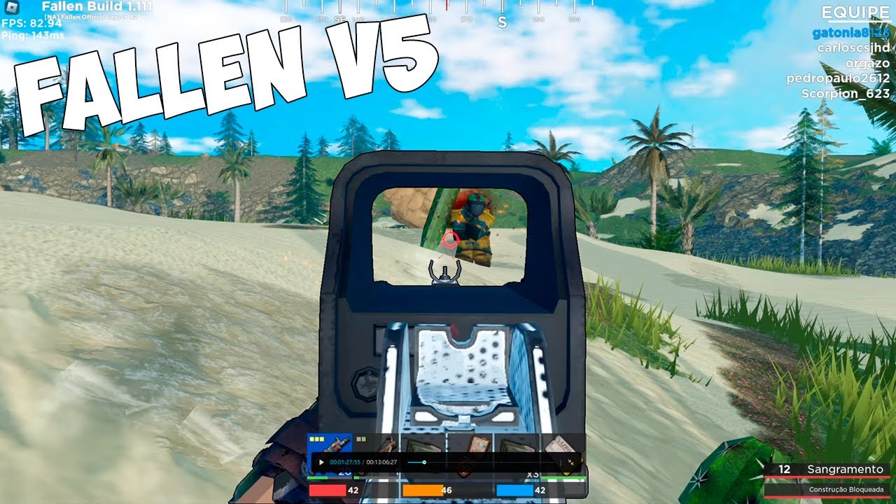 Do Triunfo à Derrota: Roblox Rust fallen V5 SÓ PVP - YouTube