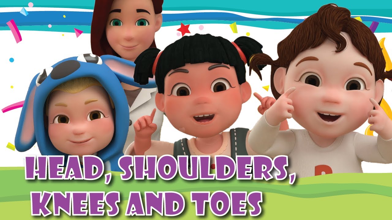 Head Shoulders Knees and Toes || BabyBee Nursery Rhymes & Kids Songs ...