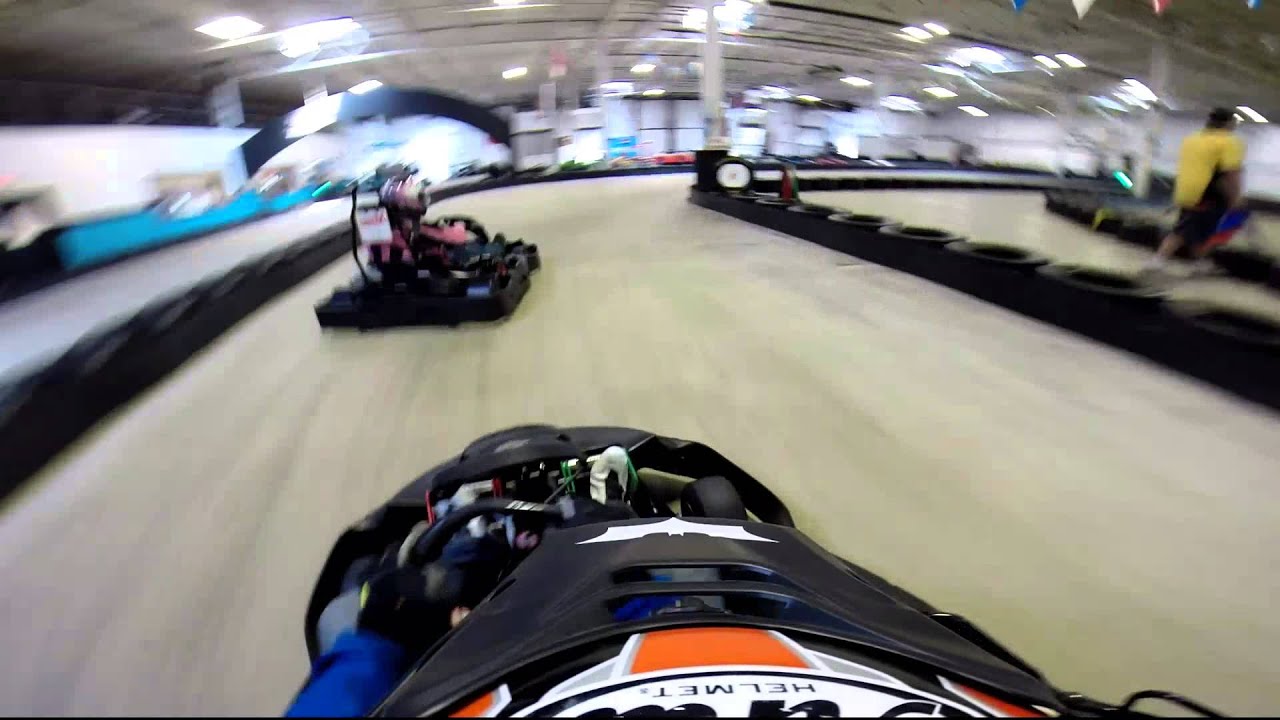 No bumping in go karts - YouTube