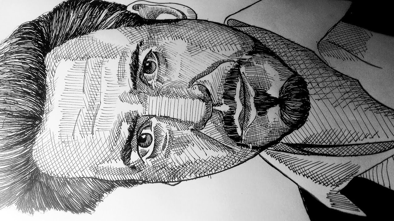 Drawing Tony Stark Iron Man | how to draw tony stark | Tony Stark Pen ...