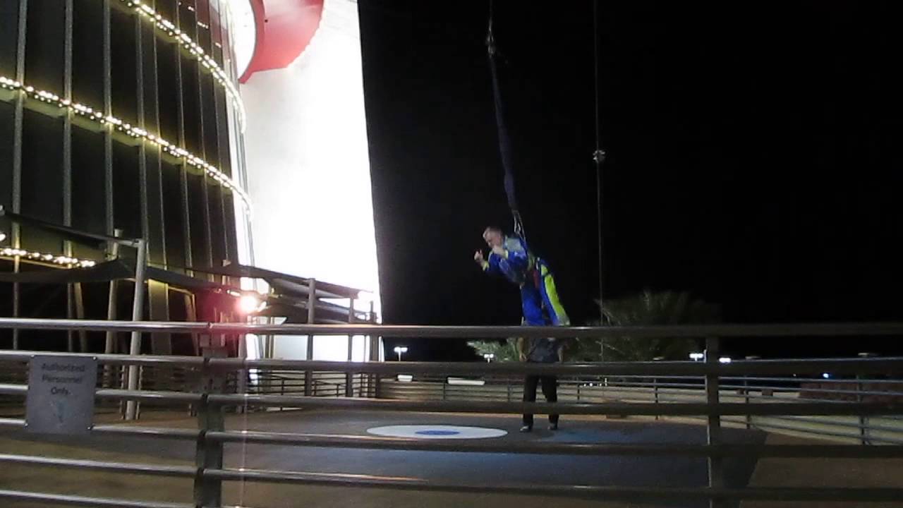 Las Vegas SkyJump at the Stratosphere - YouTube
