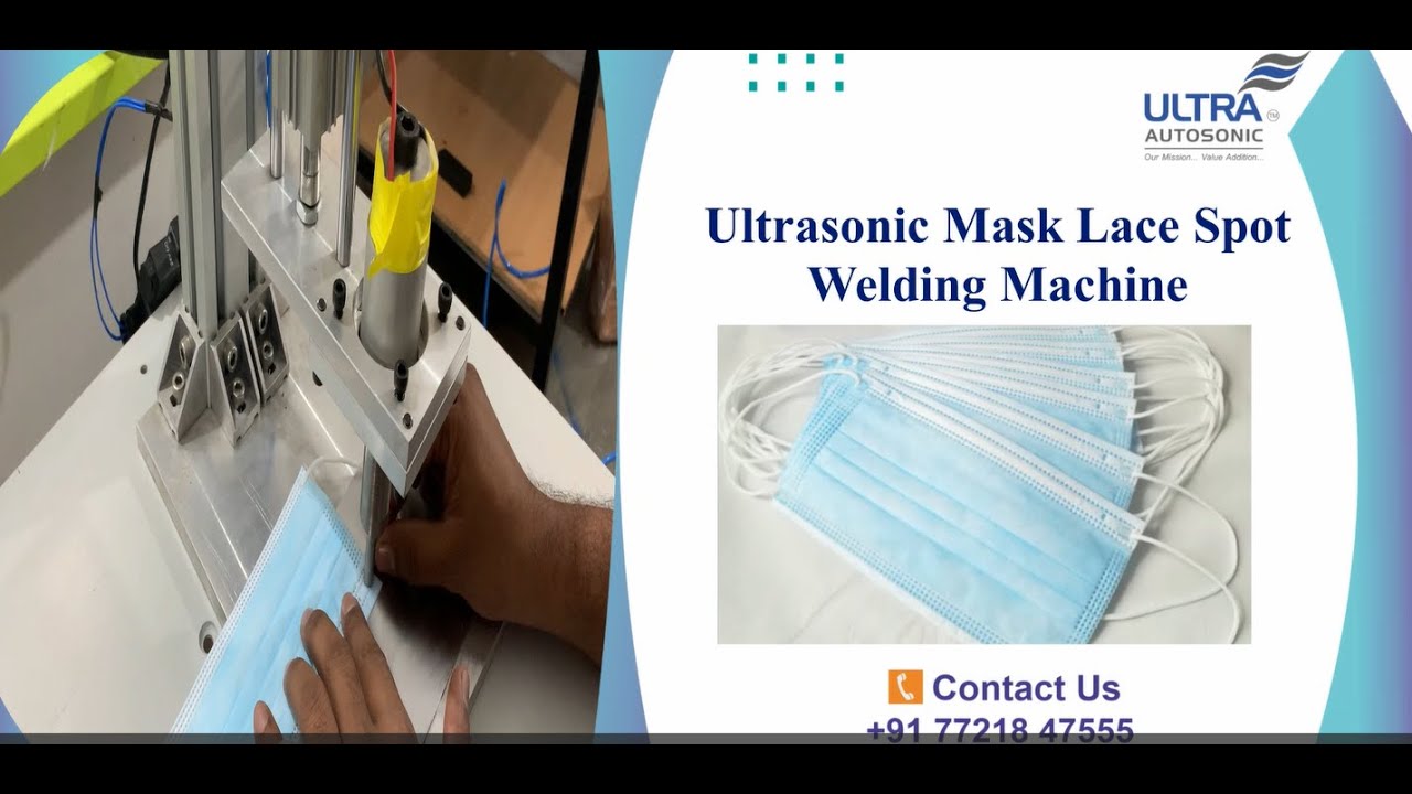Ultrasonic Mask Lace Spot Welding Machine - YouTube