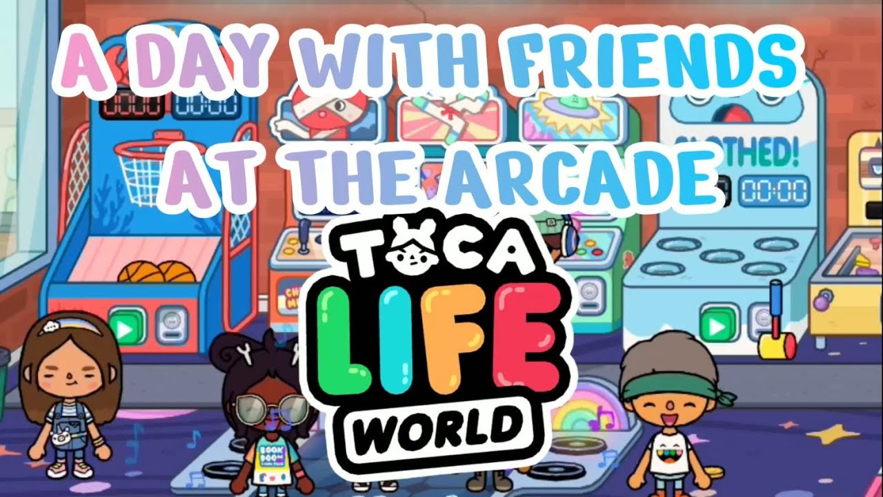 A day with friends at the arcade 🕹️🔮👾🎧🎮 | Toca Boca🌎Toca Life Story l ...
