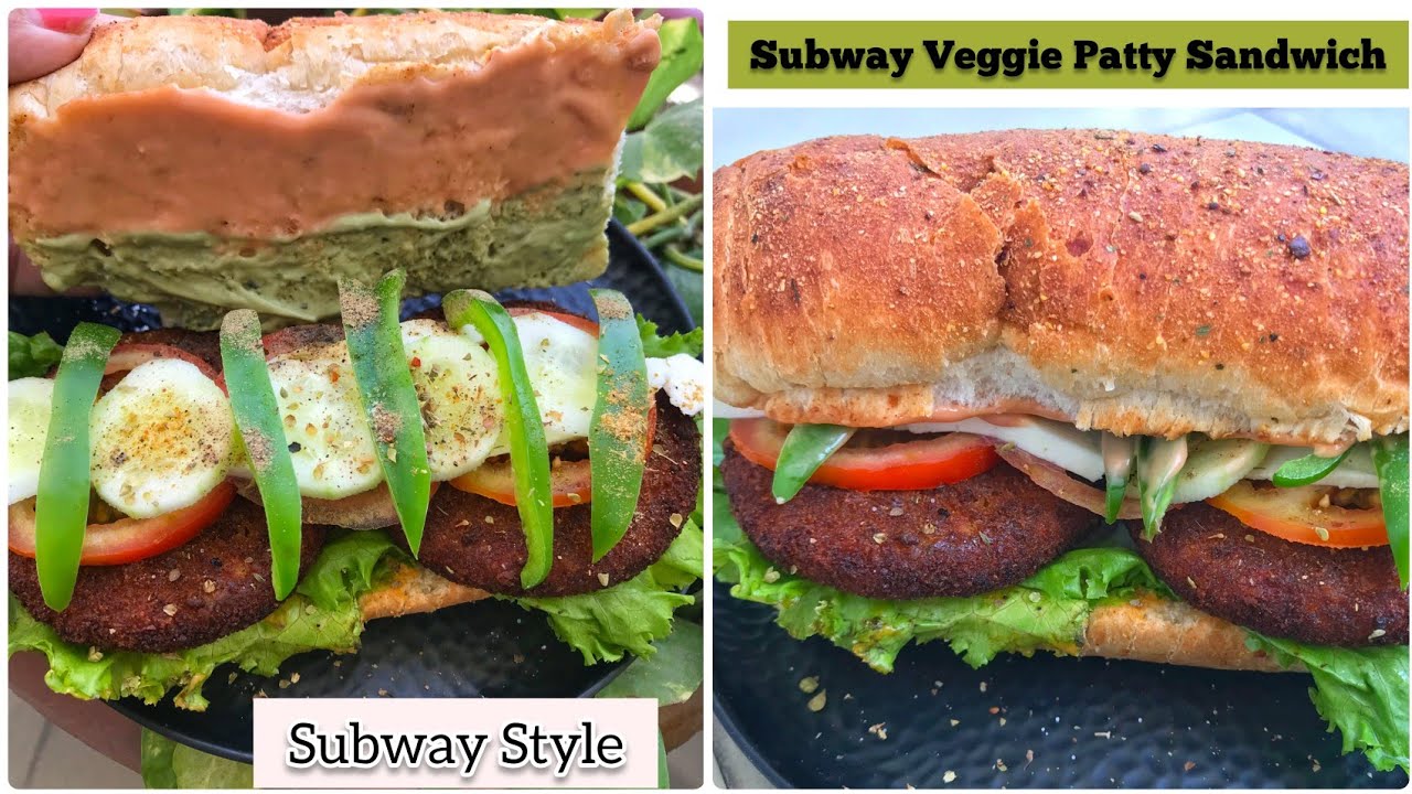 Subway Veggie Patty Sandwich | Subway Style | Subway | #subway | Delhi ...