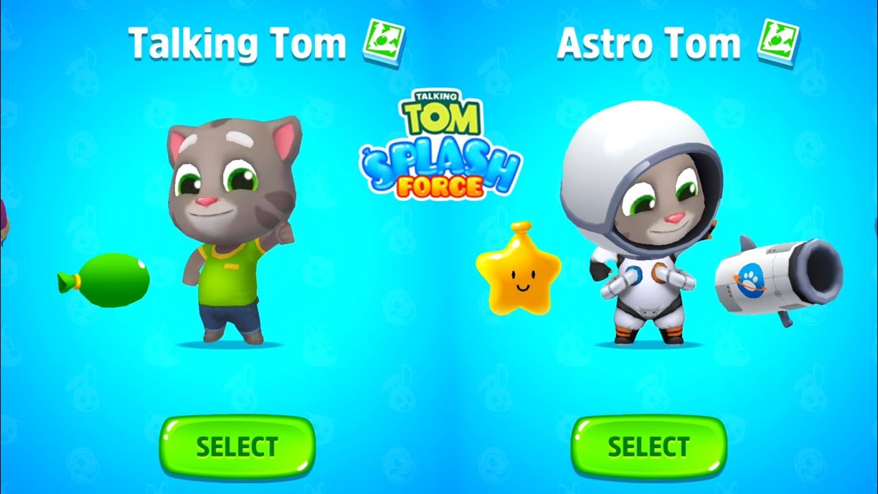 Talking Tom Splash Force - Tom vs Astro Tom Unlocked - New Game Android ...