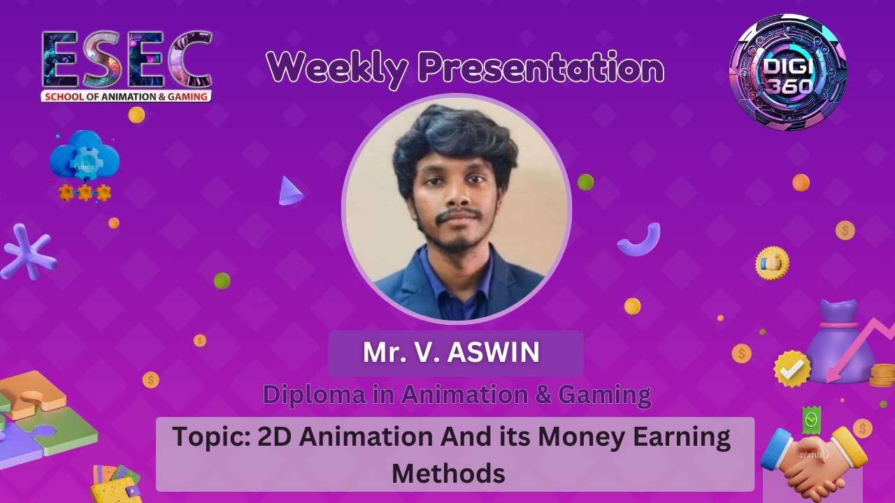 2D ANIMATION | Weekly Presentation | Mr. V. ASWIN | ESEC School of ...