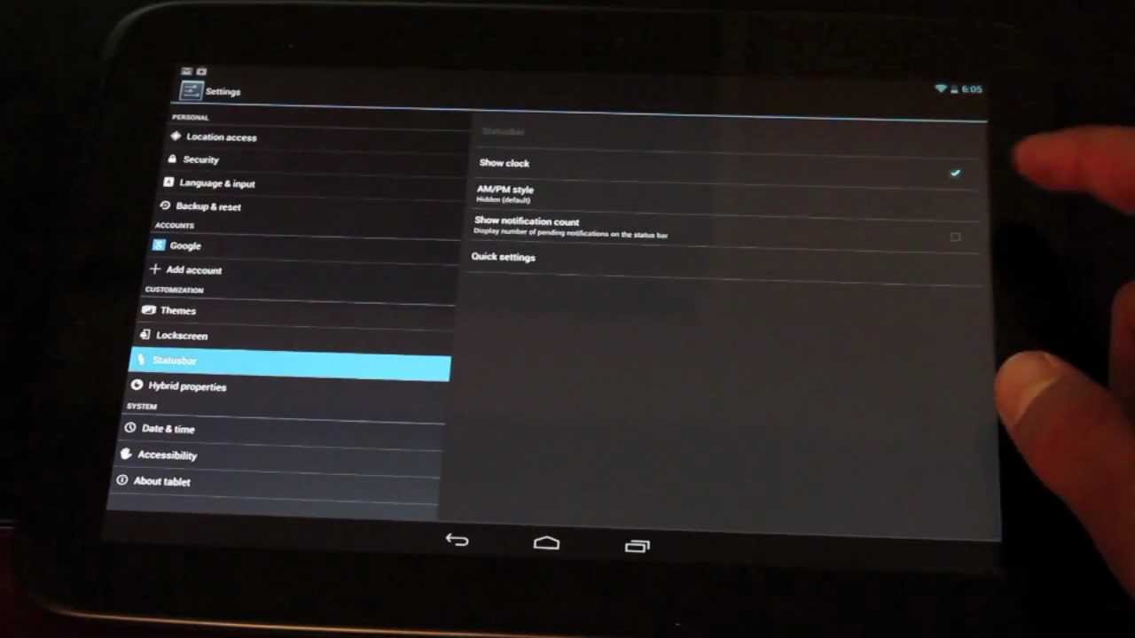 Nexus 10 Paranoid Android ROM Quick Review and Rom Install Guide - YouTube