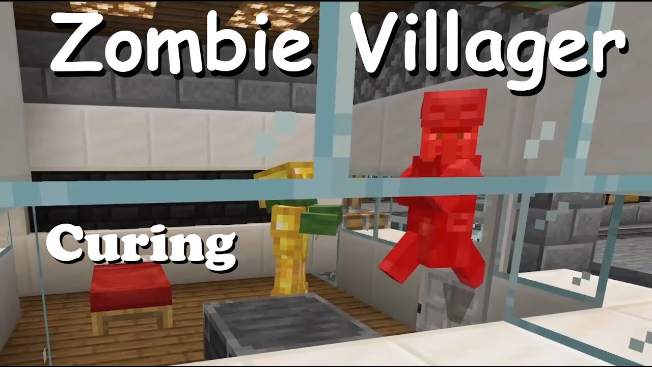 Zombie Villager Curing - YouTube