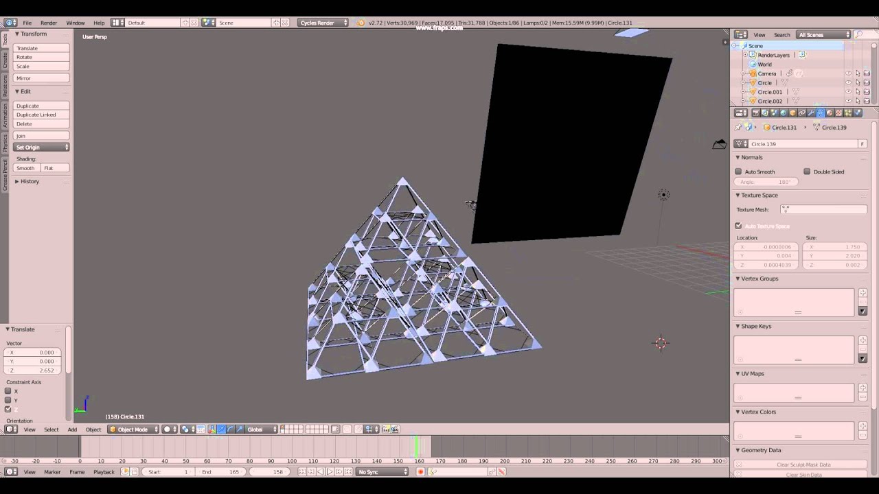 Geometric Shapes In Blender YouTube Geometric Shapes In Blender YouTube