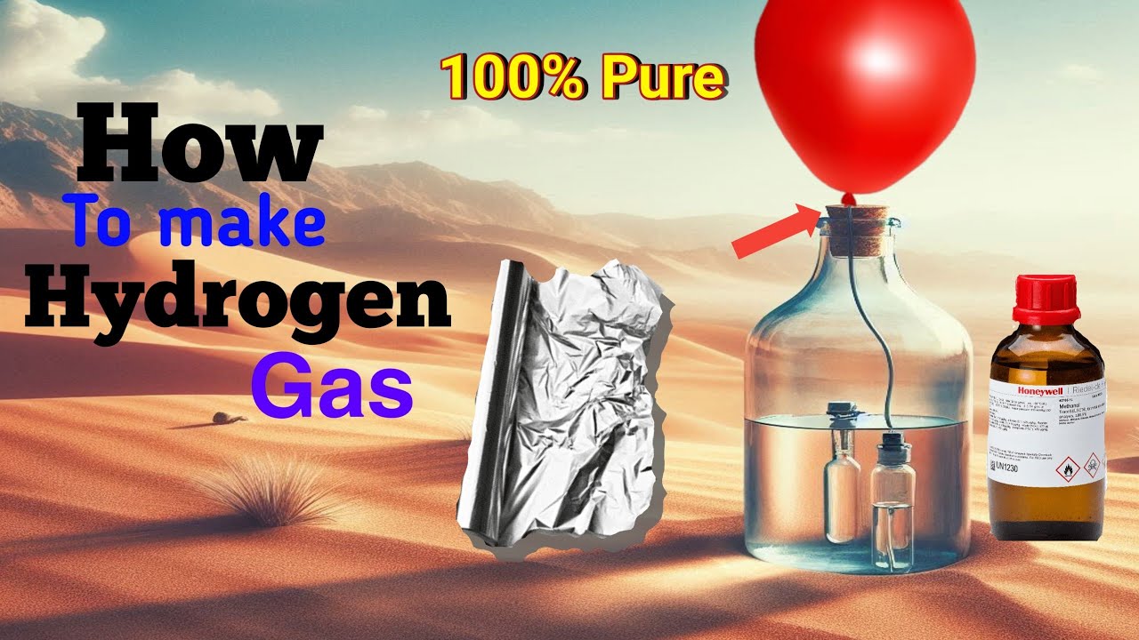 How to make hydrogen gas!! #experiment VR king hacker - YouTube