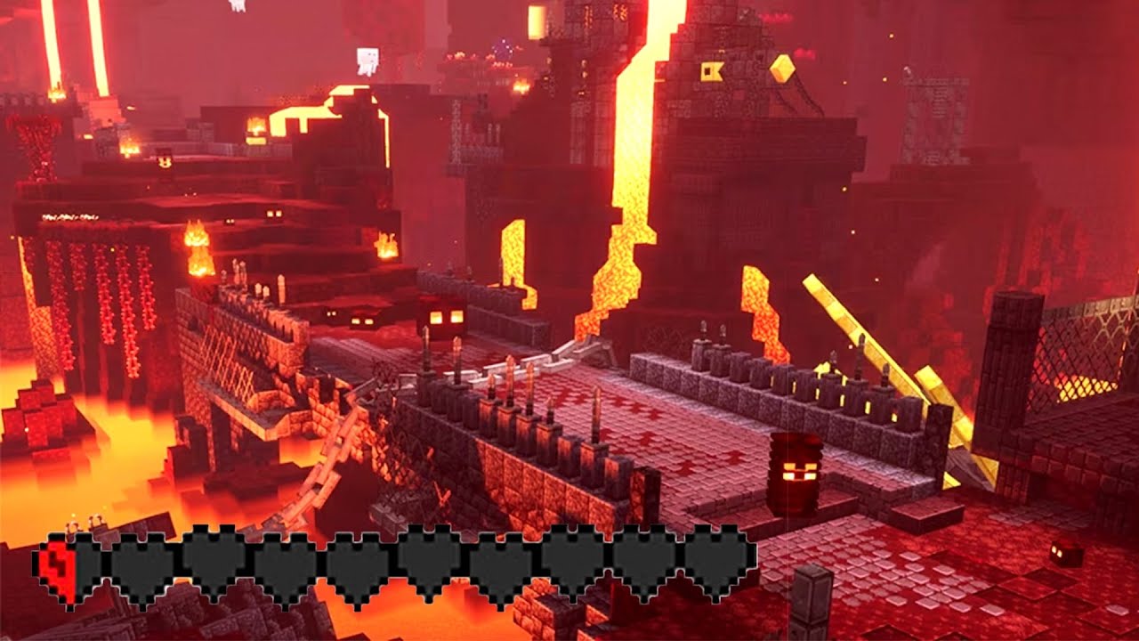 I Almost Died in the Nether - YouTube