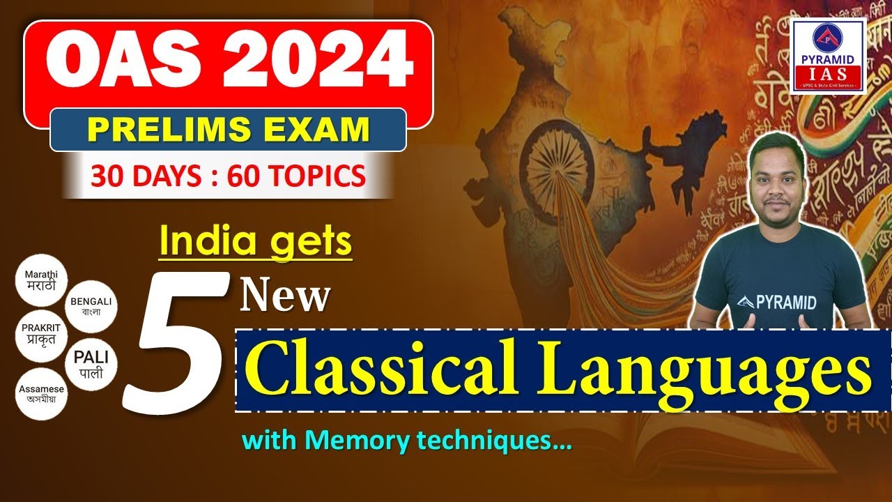 Classical Languages of India upsc | oas prelims current affairs | oas ...