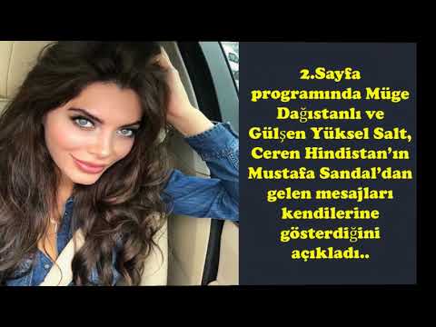 EMİNA VE  SARAN AŞKINA KARŞI, MUSTAFA SANDAL VE CEREN HİNDİSTAN AŞKI, MUSTAFANIN MESAJLARI İFŞA OLDU