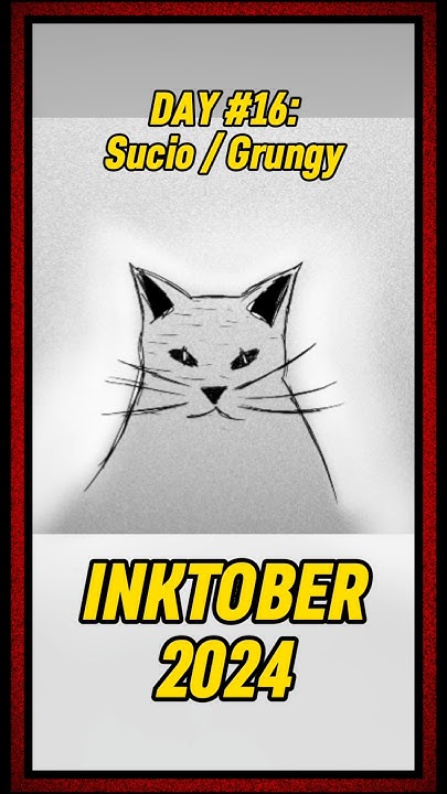 INKTOBER 2024 | DAY 16 Grungy / Sucio | 16/31 | YoSoyRuiz #InkTober2024 #Dia016 #Grungy #Sucio ...