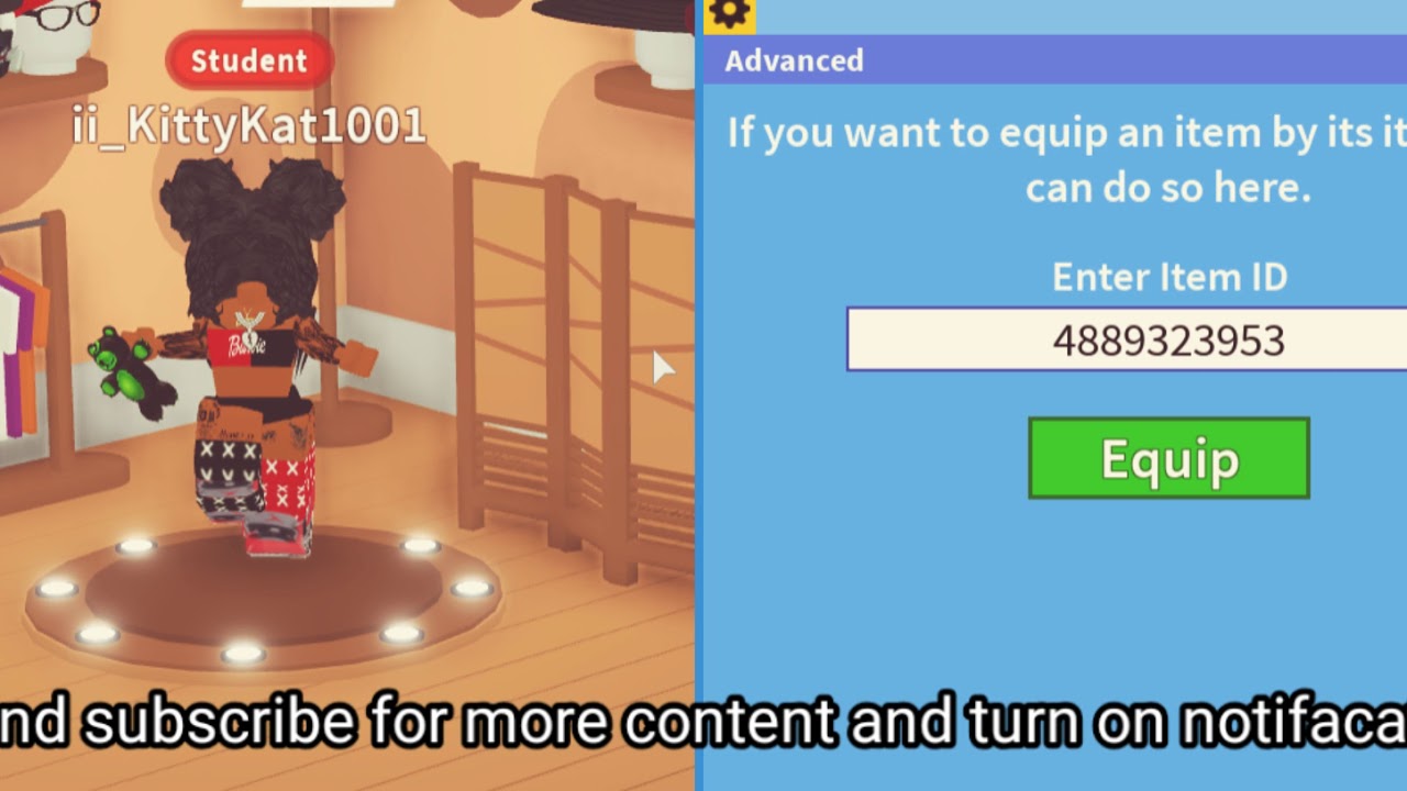 Rhs2 girl codes for baddies - YouTube