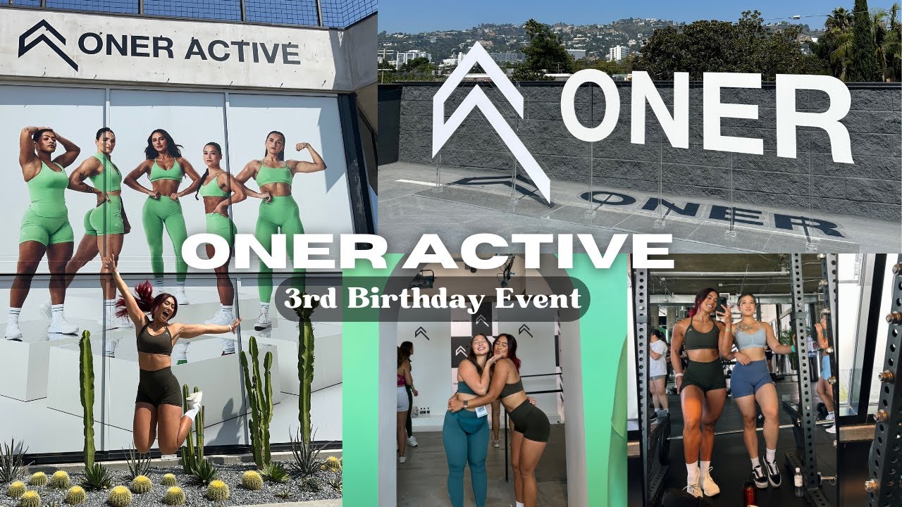 ONER ACTIVE 3rd Birthday Event VLOGGG - YouTube