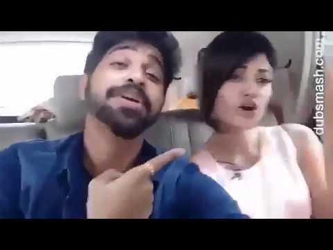 oviya's new dusmash with sunmusic vj