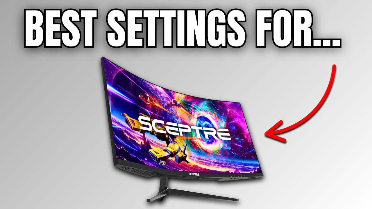 Best Settings For Sceptre Monitor In 2026! - YouTube
