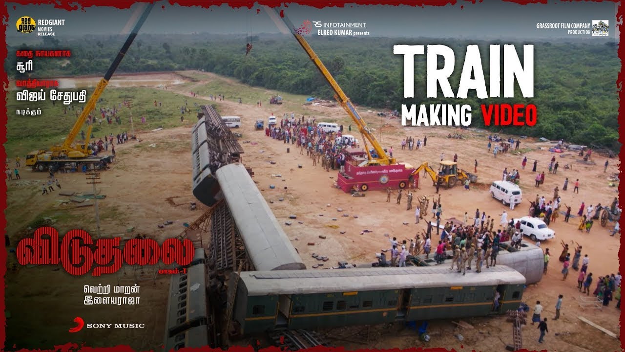 Viduthalai Part 1 - Train Making Video | Vetri Maaran | Ilaiyaraaja | Soori | Vijay Sethupathi ...