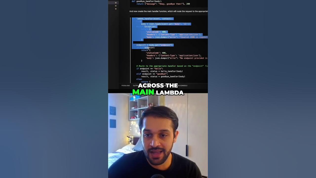 Create a Basic Lambda Function with Multiple Handlers! #coding #programming #nextgenai # ...