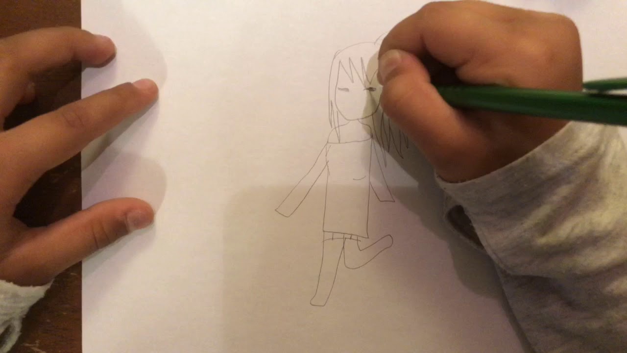 Anime drawing part 1 by Tashi - YouTube