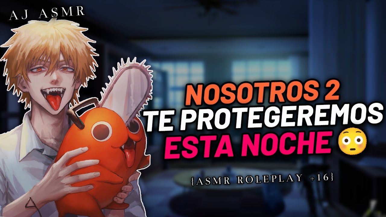 DENJI & POCHITA TE PROTEGEN TODA LA NOCHE! ♥️ | ASMR Roleplay | Denji ...