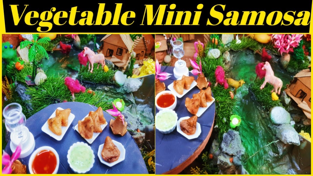 Mini Vegetable Samosa Recipe|Mini Samosa near the small canal| Mini ...