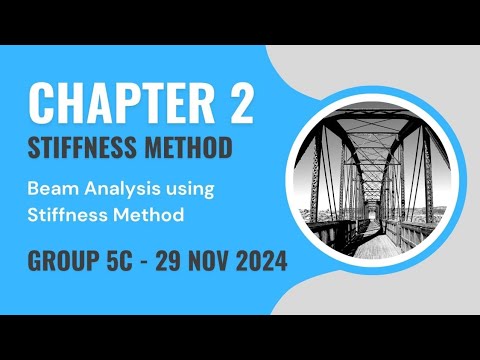 Week 7 - Beam Analysis using Stiffness Method - 5C1 - YouTube