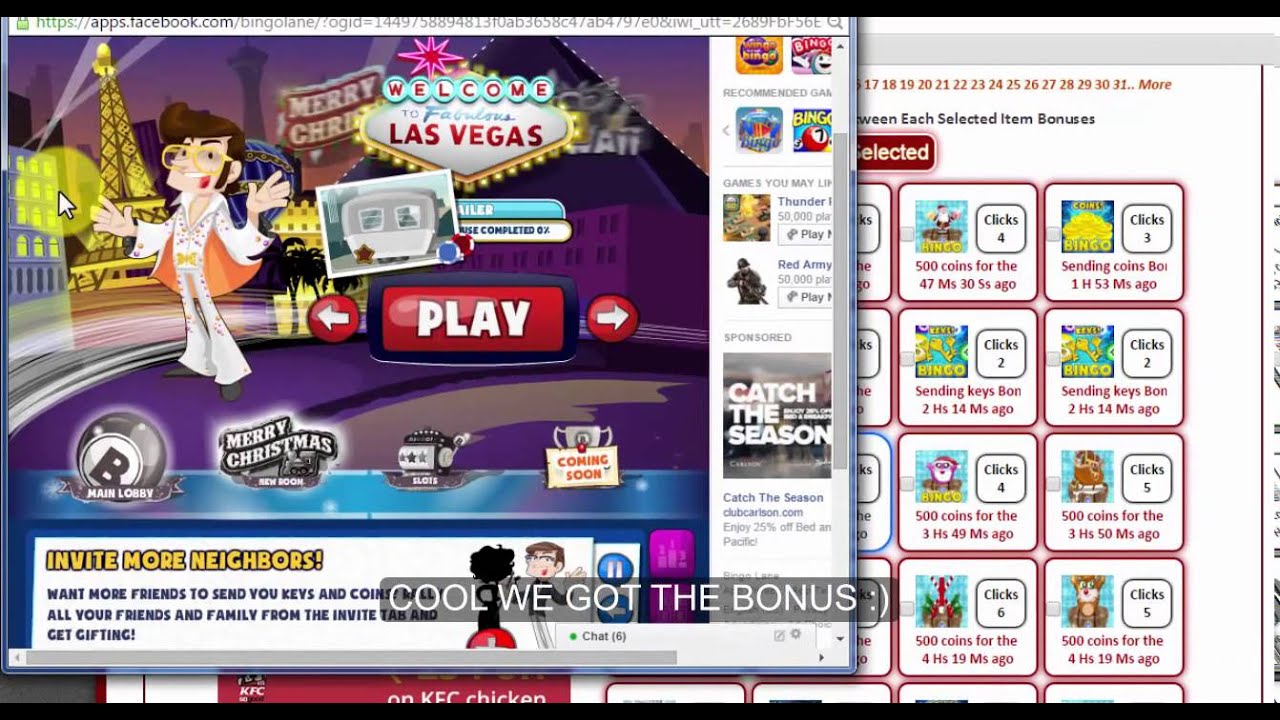 Collect Bingo Lane Bonuses Shared By Other Players : Gameskip.Com - YouTube
